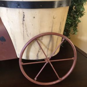 Accents | Rustic Farmhouse Tractor Metal Wood Planter | Poshmark